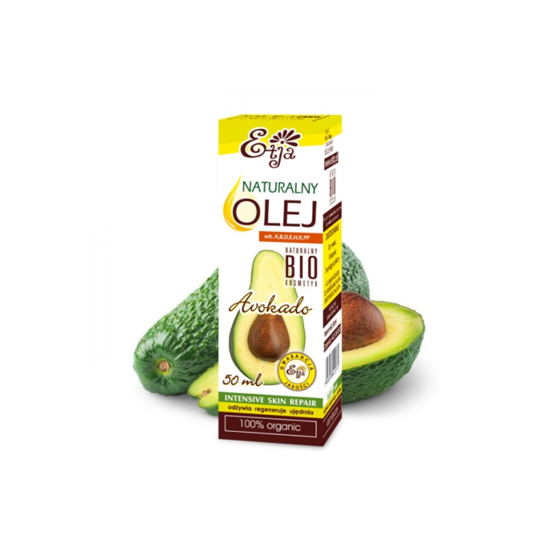 Olej z awokado Etja 50ml | Kosmetyki naturalne - Biozdrowy