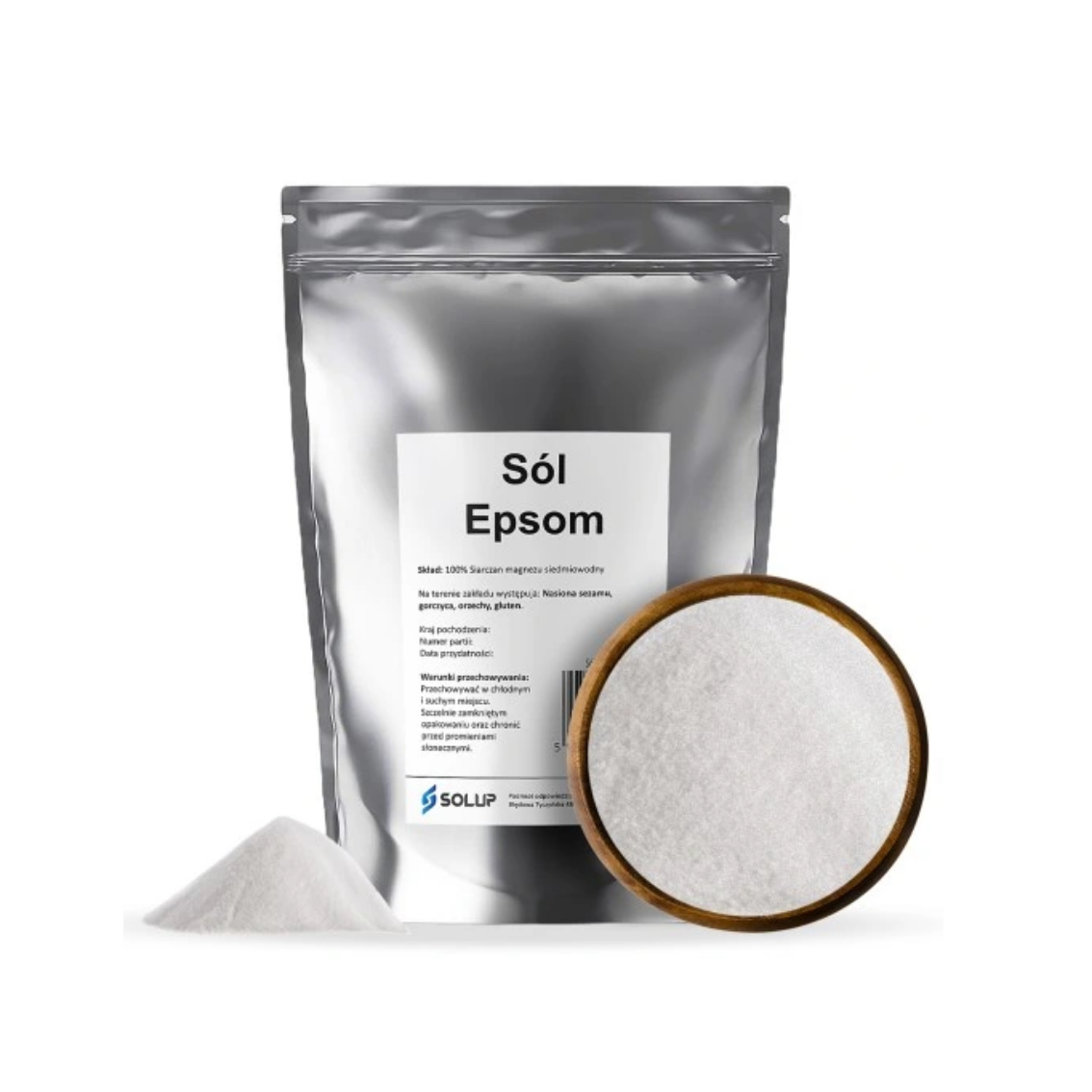 Sól epsom Solup 500 g | Kosmetyki naturalne - Biozdrowy