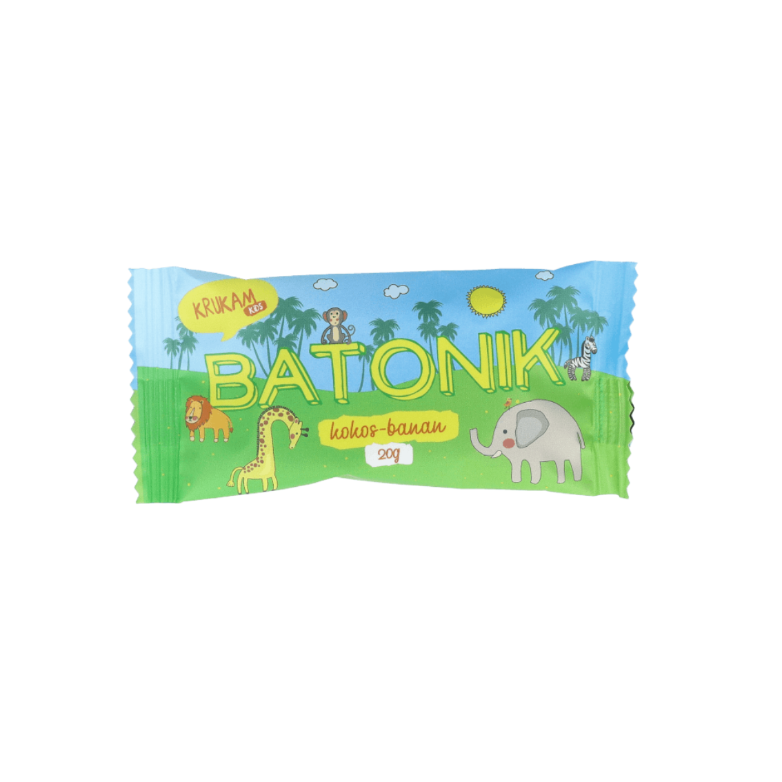 Batonik daktylowy kokos-banan KruKam 20g | Producenci - Biozdrowy
