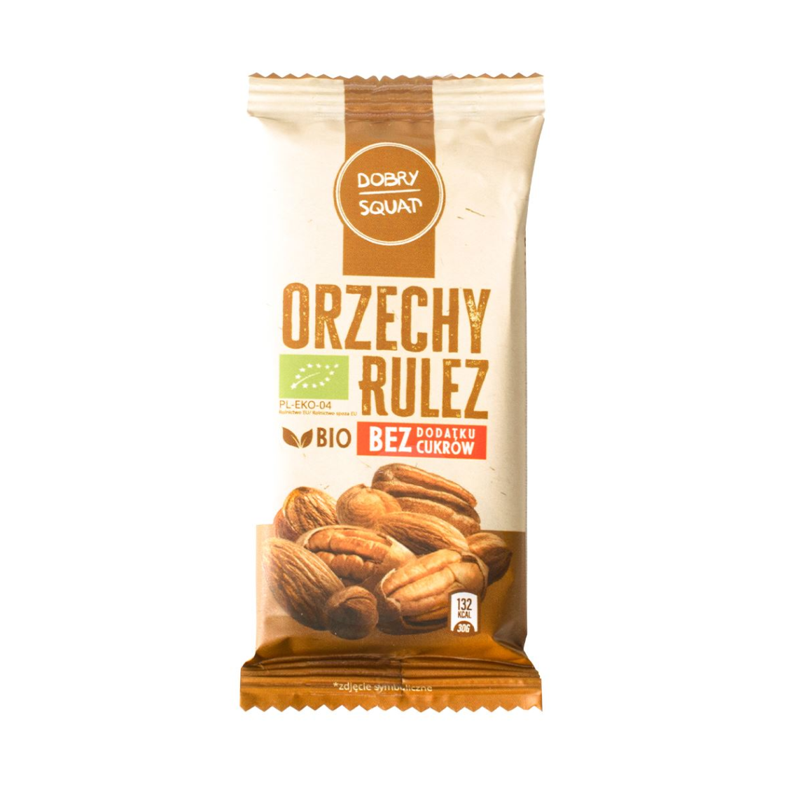 Baton daktylowy Dobry Squat - z orzechami 30 g | Zdrowa żywność - Biozdrowy
