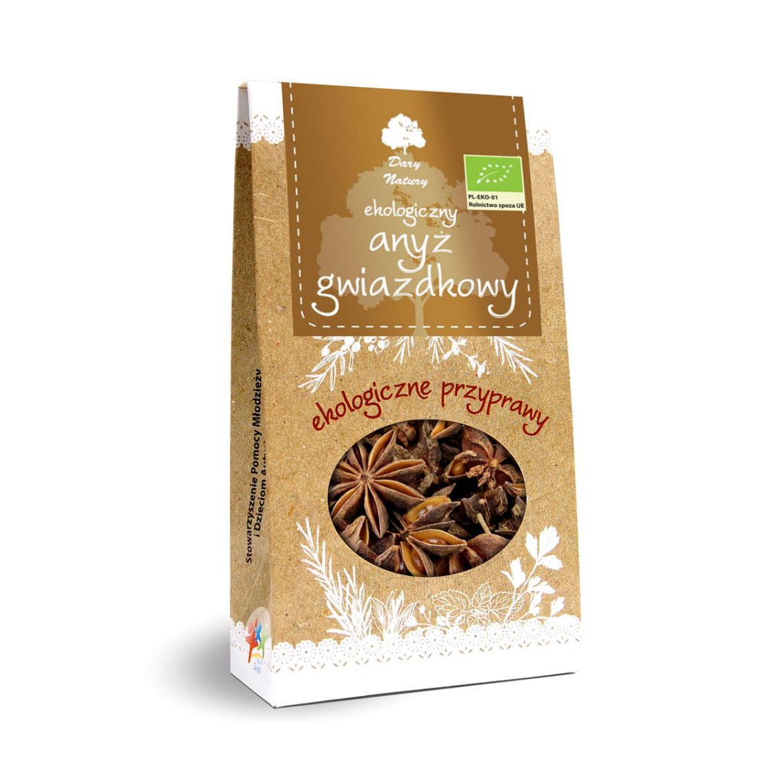Anyż gwiazdkowy Dary Natury 30g EKO | Przyprawy - Biozdrowy