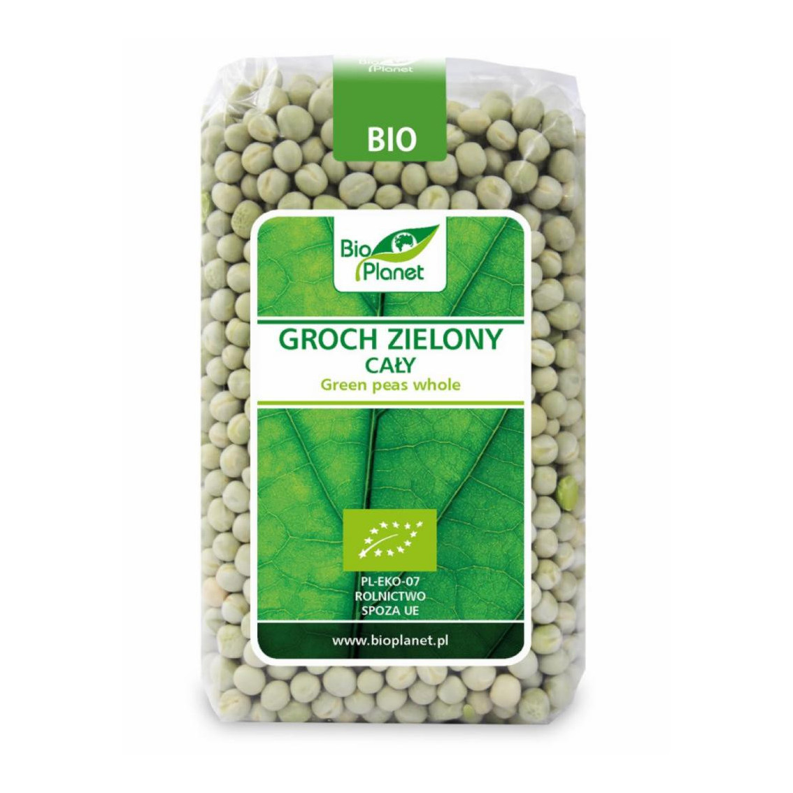 Groch zielony Bio Planet 500g BIO | Producenci - Biozdrowy