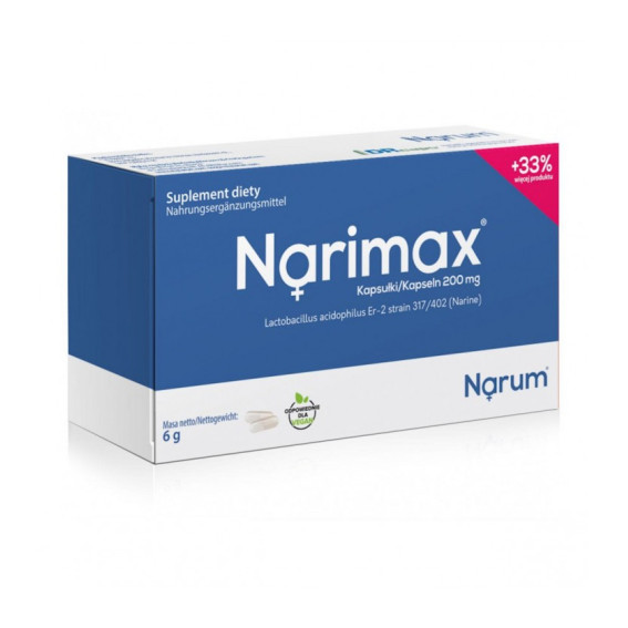 Narum Caps - 200mg - 30kaps. | Biozdrowy
