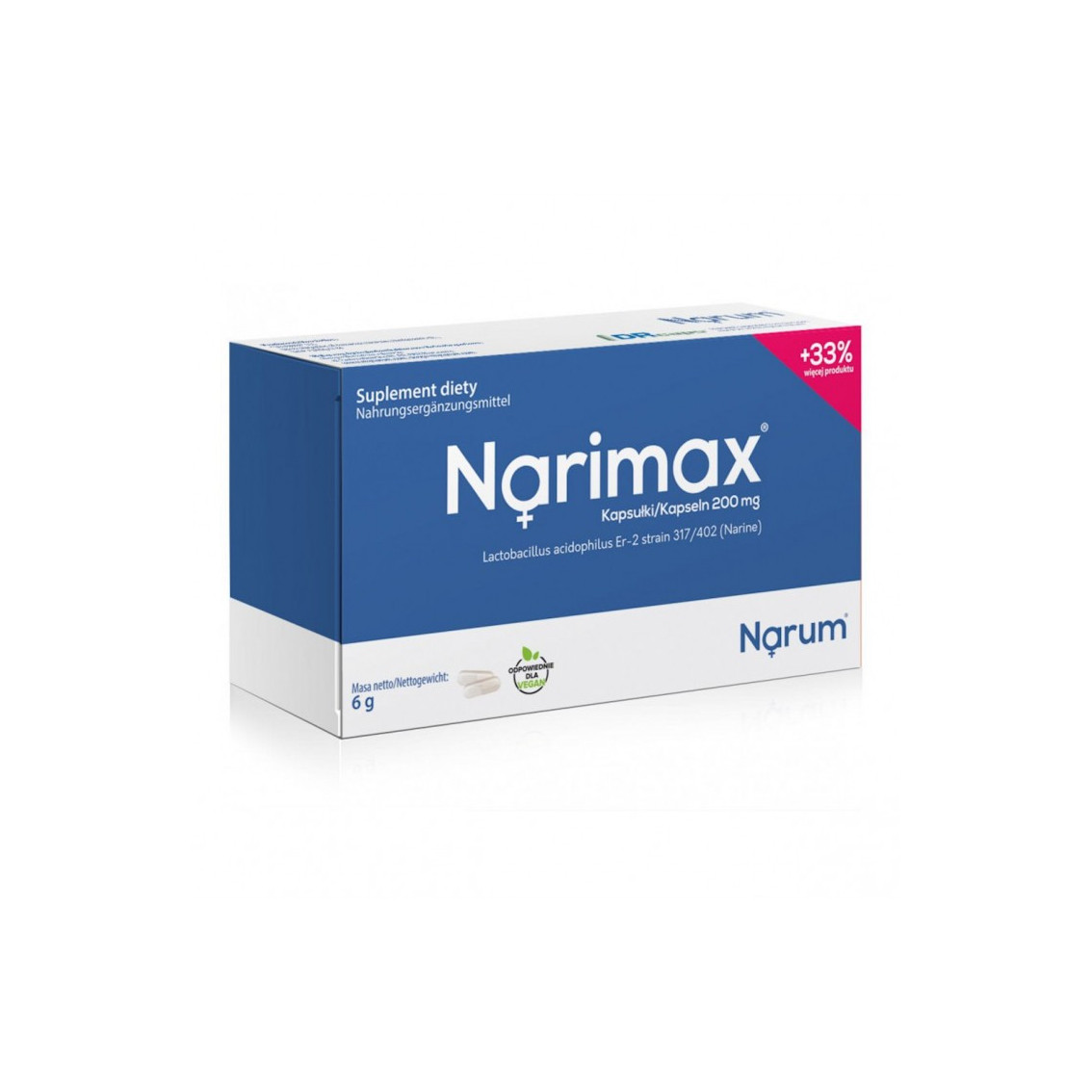 Narum Caps - 200mg - 30kaps. | Biozdrowy