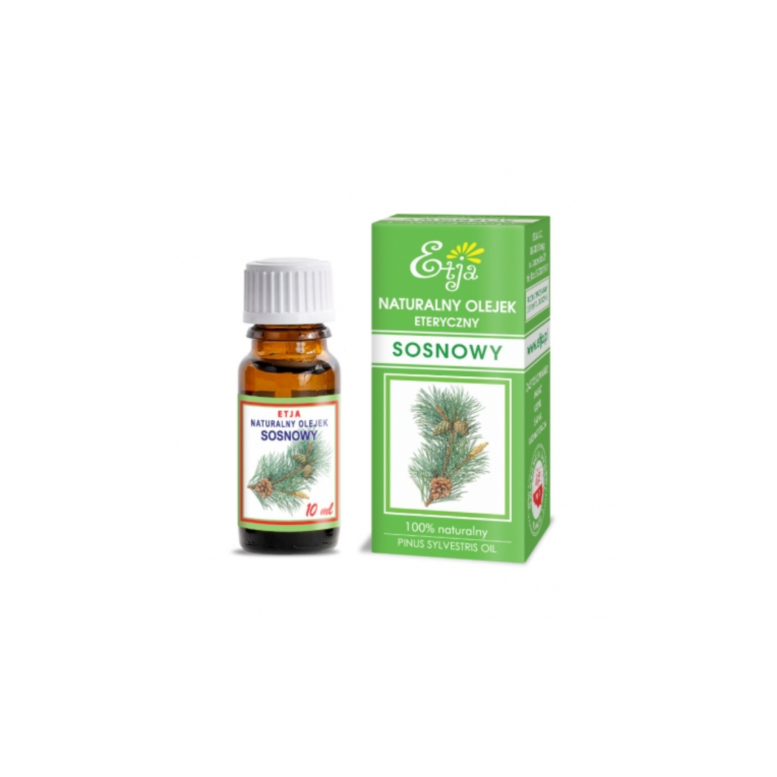 Olejek eteryczny sosnowy Etja 10ml | Biozdrowy