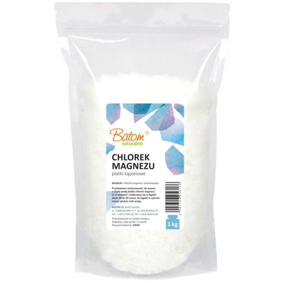 Chlorek magnezu Batom 1kg | Kosmetyki naturalne - Biozdrowy