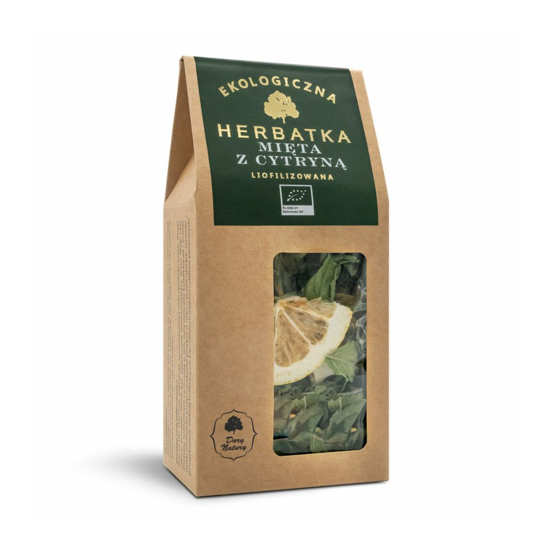EKO Liofilizowana herbata mięta z cytryną Dary Natury 25 g | Biozdrowy