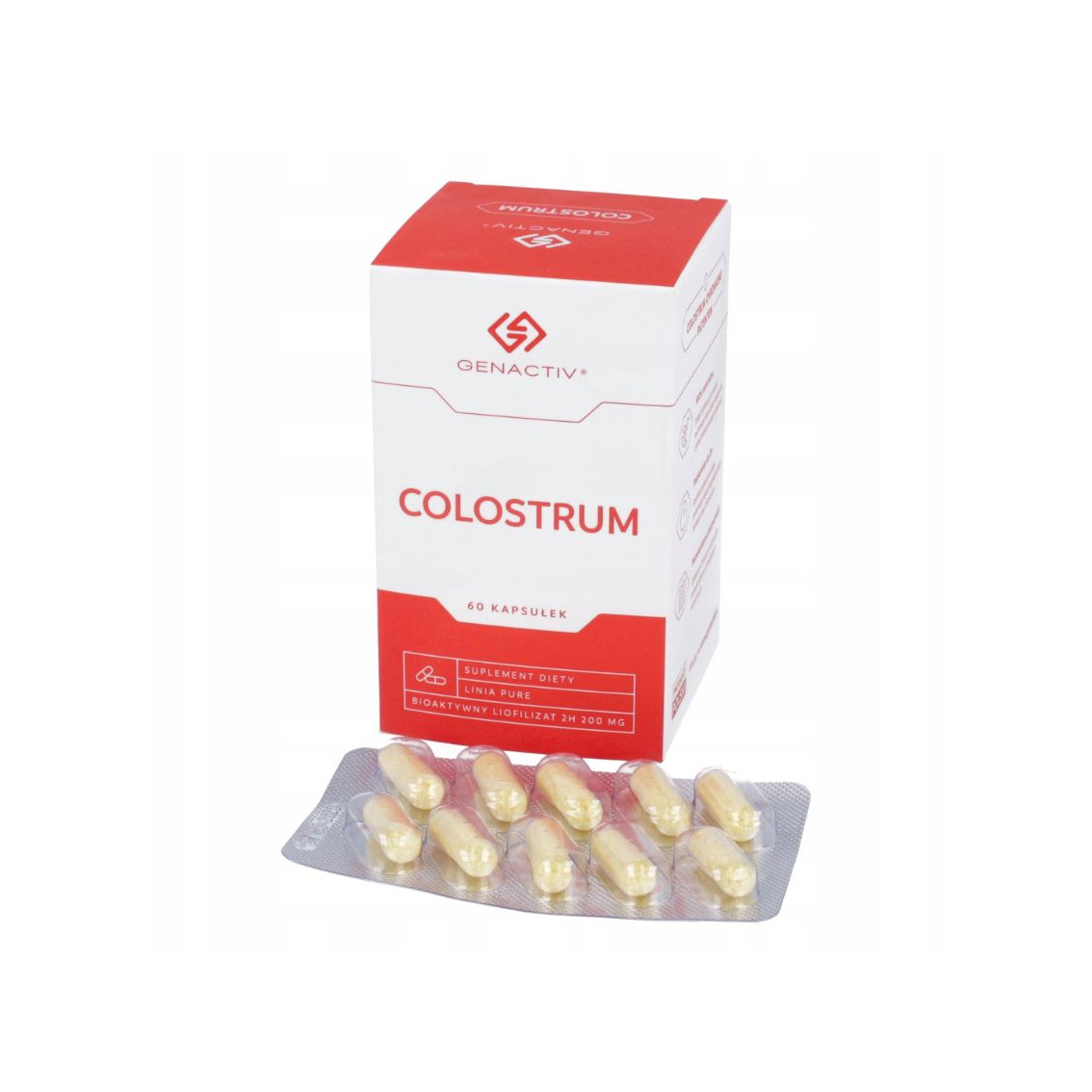 Colostrum Genactiv 60 kaps. | Biozdrowy