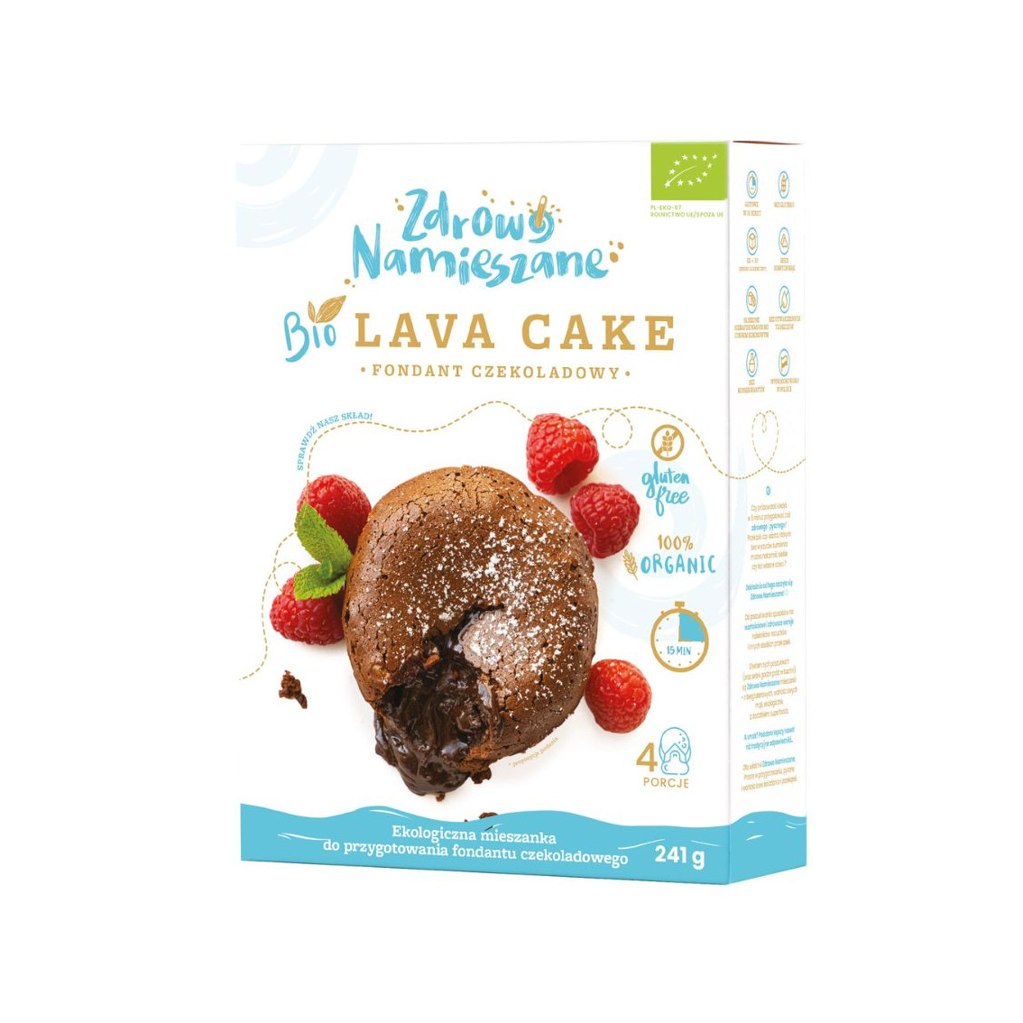 BIO Lava Cake Zdrowo Namieszane 241 g|Biozdrowy