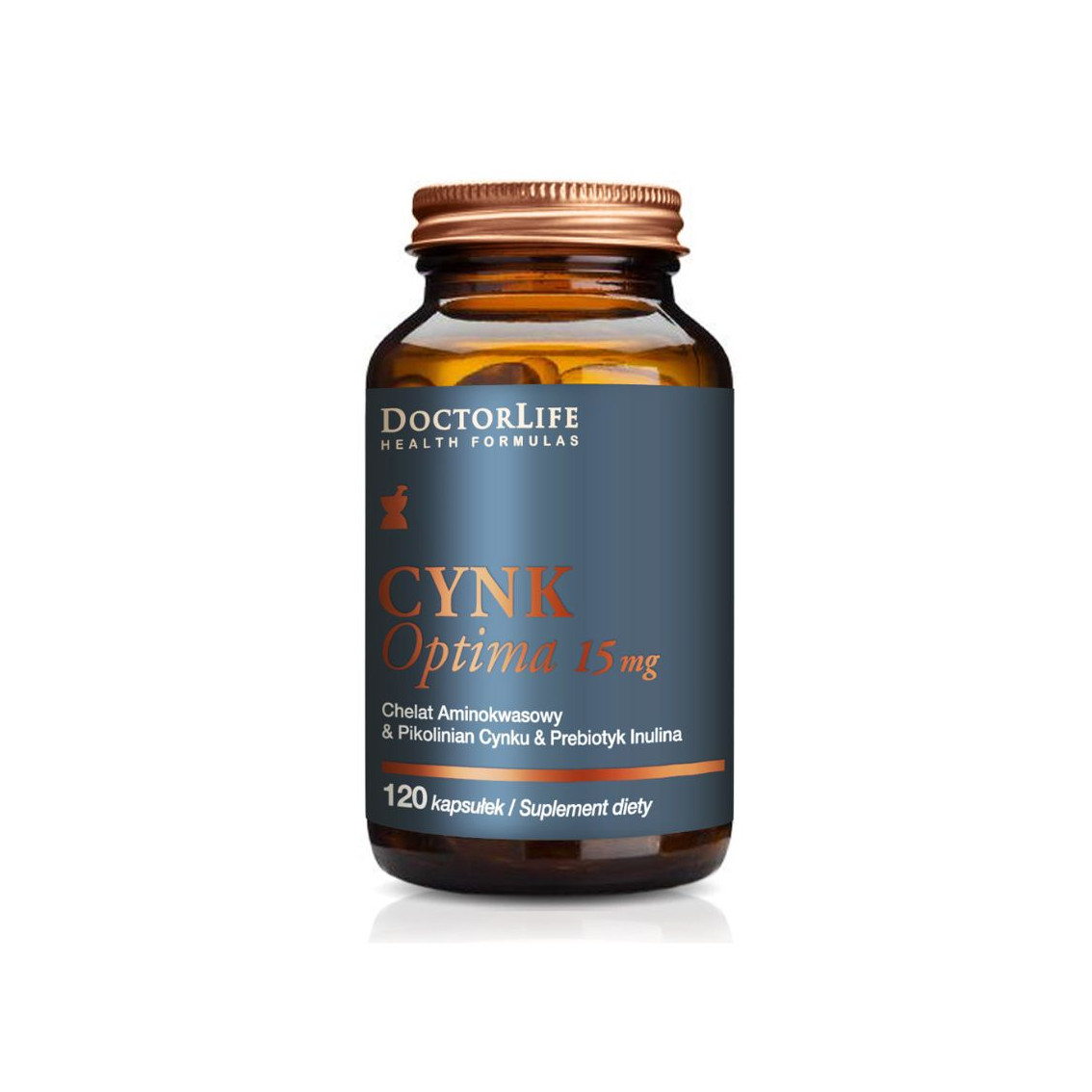 Cynk Optima 15 mg Doctor Life 120 kaps | Biozdrowy