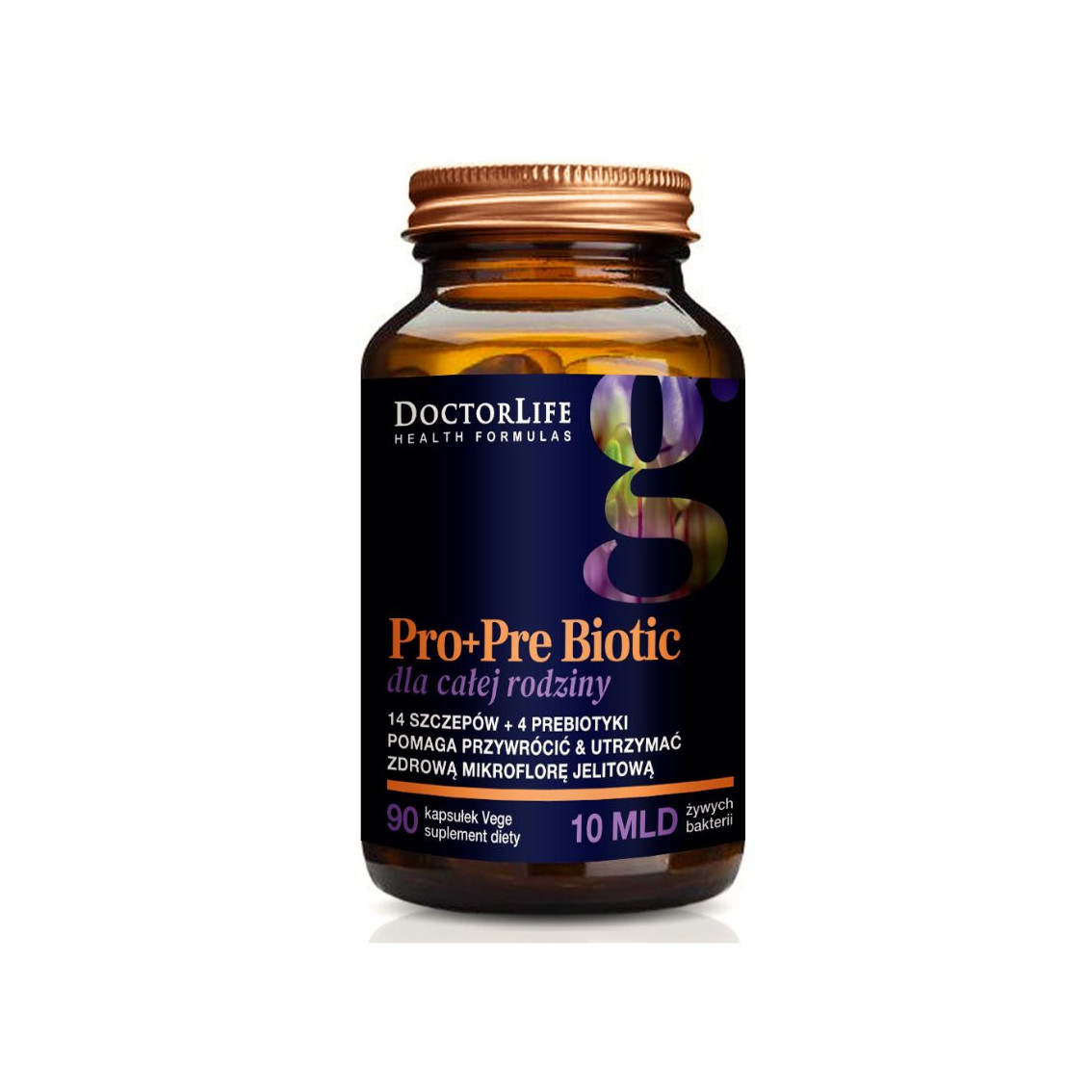 Pro+Pre Biotic Doctor Life 90 kaps - Biozdrowy