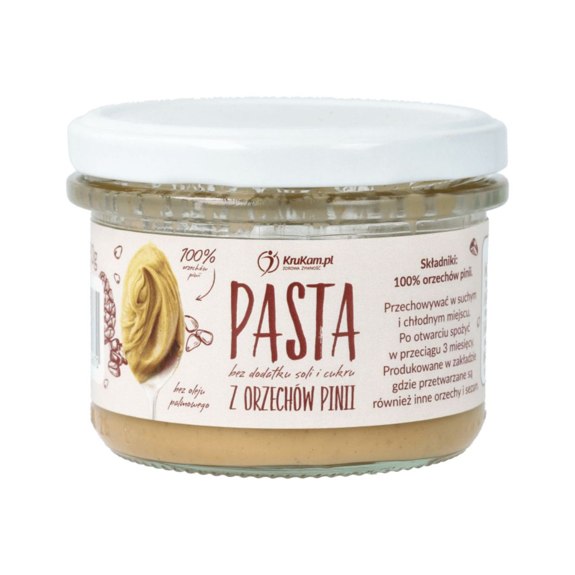Pasta z orzechów pinii KruKam 150 gBiozdrowy|